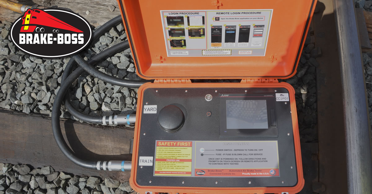 The Brake-Boss® Portable Automated Class 1 Air-Brake Testing Device